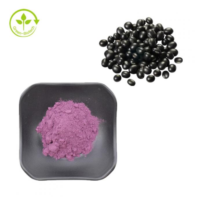 Black Bean Skin Extract 10% Anthocyanin Plant Colorant Black Bean Skin ...