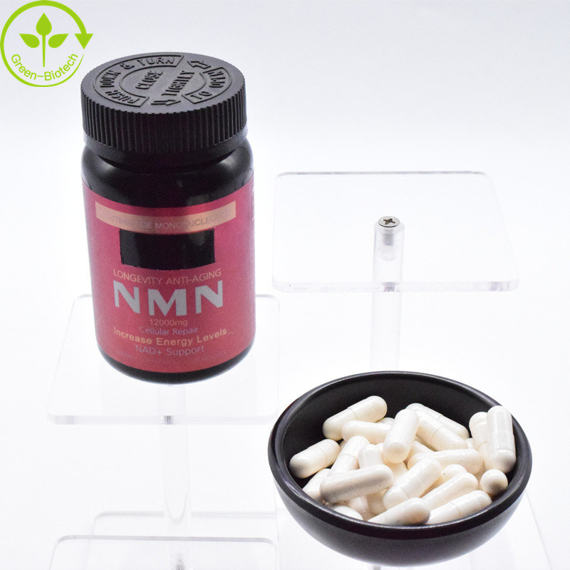 NMN Capsules Nicotinamide Mononucleotide Supplement Private Label NMN Powder Capsules Anti Aging